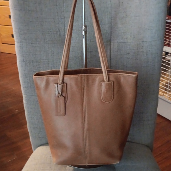 Coach | Bags | Coach Vintage Brown Leather Lunch Tote | Poshmark